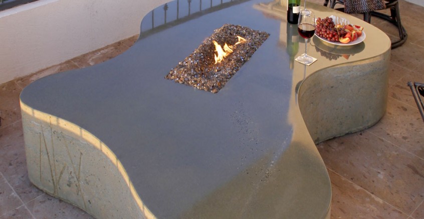 Concrete Fire Table | CHENG Concrete Exhange