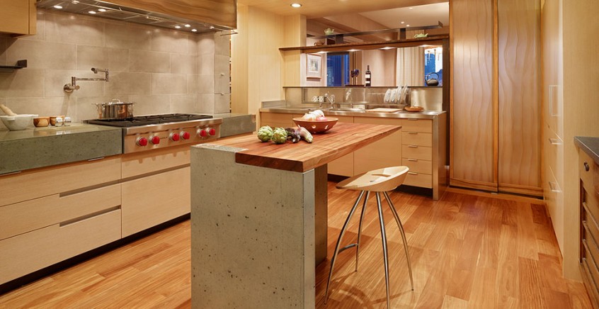 High-Rise Concrete Kitchen | Concrete Exchange