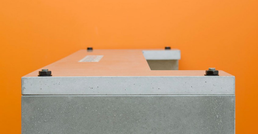 Commercial Concrete Desk by Made by Wood | Concrete Exchange
